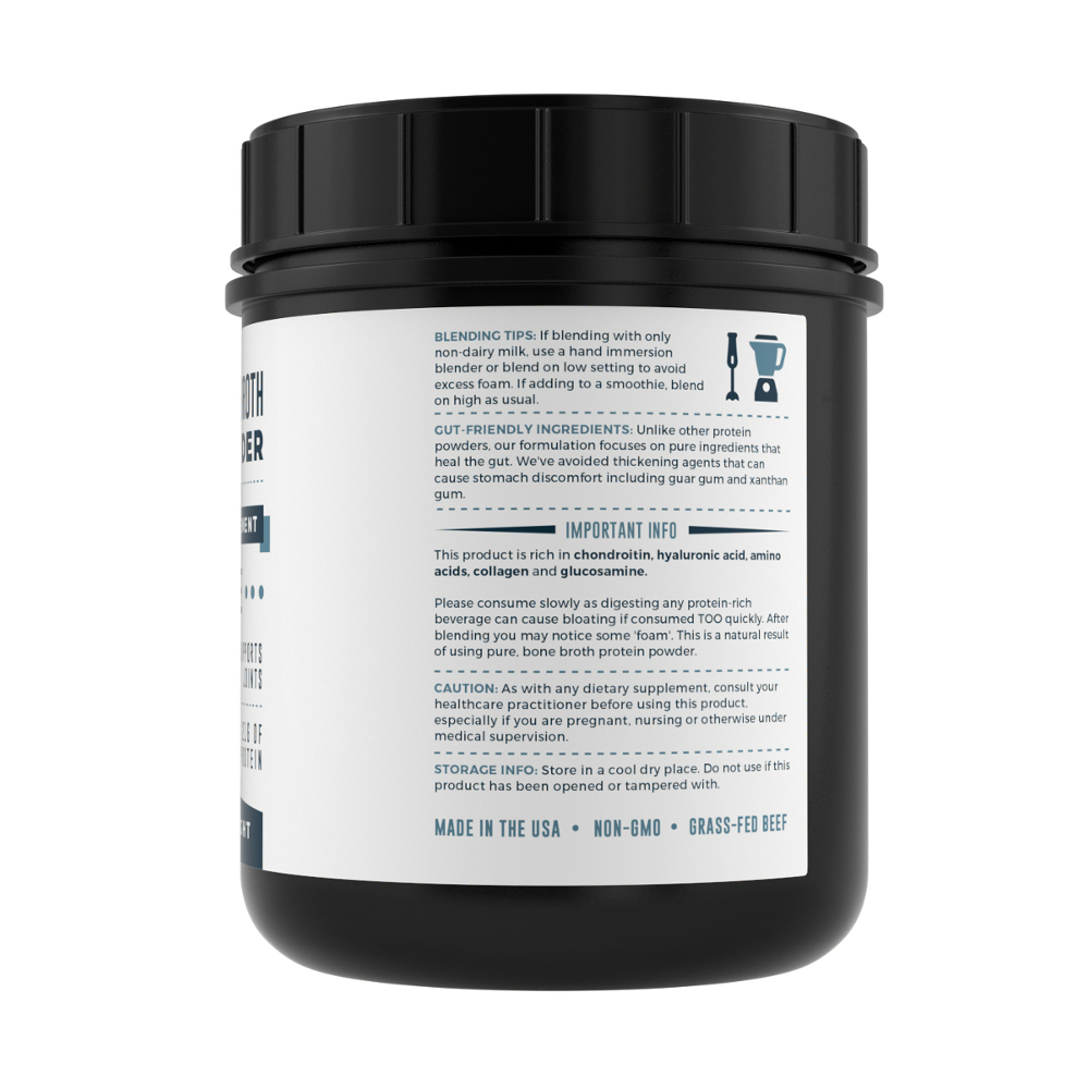 Bone Broth Protein Powder - 1 Lb – Left Coast Performance